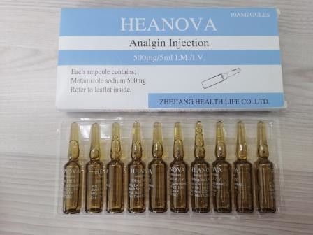 Metamizole Sodium Injection 500MG / 5mL Analgesic Medicines